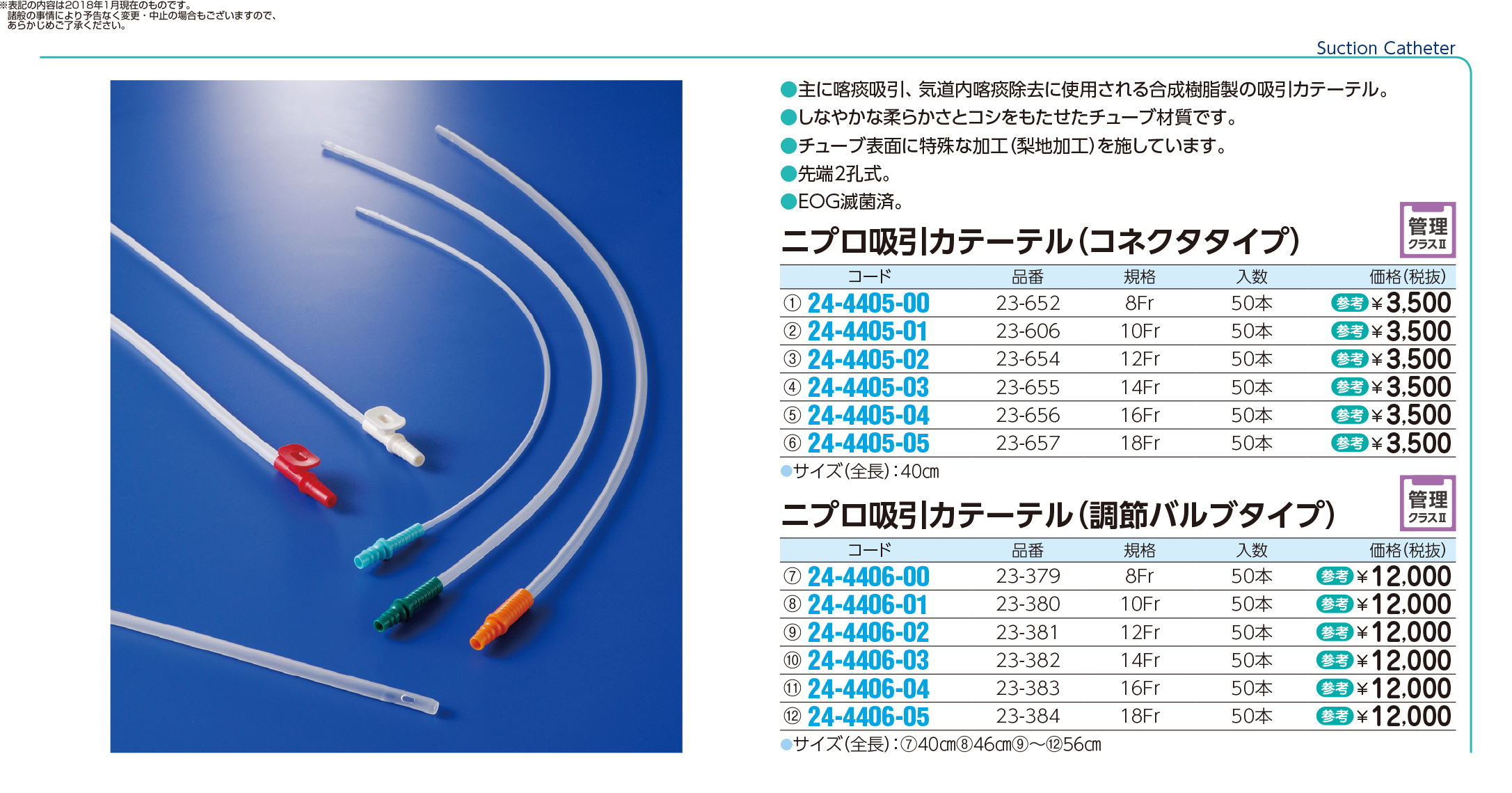 24 4406 04 吸引カテーテル2孔 16fr 50入 23 383 Nsc 16 Ta2 ｷｭｳｲﾝｶﾃｰﾃﾙﾁｮｳｾﾂﾊﾞﾙﾌﾞ